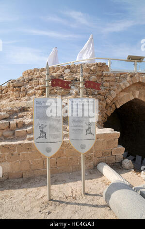 The remains of the old fort of Apolonia, AKA Arsuf, Apollonia is an ...