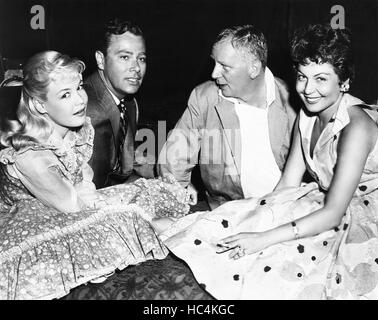 Sandra Dee with her mother, Mary Douvan, 1958 Stock Photo - Alamy