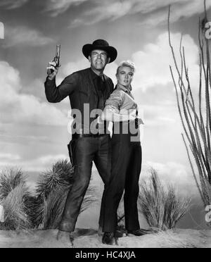 QUANTEZ, Fred MacMurray, Dorothy Malone, 1957 Stock Photo - Alamy