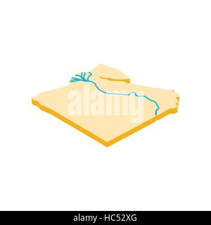 nile river isometric icon vector. nile river sign. isolated symbol ...