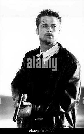 SEVEN,(aka SE7EN), Brad Pitt, Morgan Freeman, Bob Mack as Gluttony ...