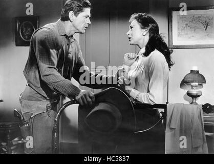 SHOWDOWN AT BOOT HILL, from left: Fintan Meyler, Charles Bronson, 1958 ...