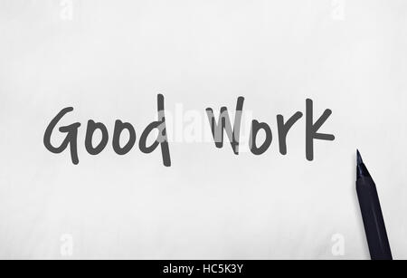 Good Work Best Excellent Success Expertise Concept Stock Photo - Alamy