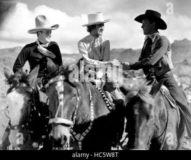 SADDLE ACES, Rex Bell, Ruth Mix, Buzz Barton, 1935 Stock Photo - Alamy