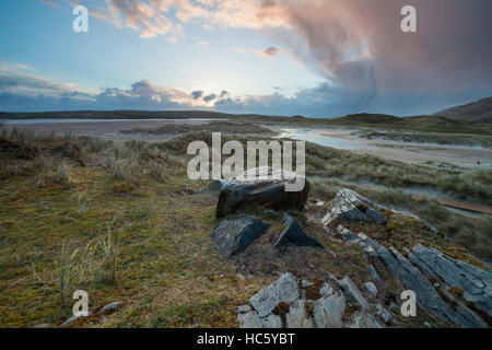 Spring morning at Maghera Strand, co. Donegal, Ireland Stock Photo - Alamy