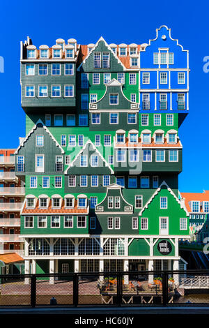 Inntel Hotel, modern architecture in Zaandam, the Netherlands Stock ...
