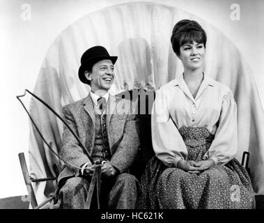 THE SHAKIEST GUN IN THE WEST, from top, Barbara Rhoades, Don Knotts ...