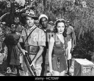 TARZAN'S SAVAGE FURY, Dorothy Hart, 1952 Stock Photo - Alamy