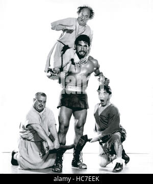 THE THREE STOOGES MEET HERCULES, Joe DeRita, Samson Burke, 1962 Stock ...