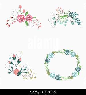 Various flower labels Stock Photo - Alamy