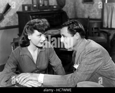 THE TEXAN MEETS CALAMITY JANE, from left, James Ellison, Evelyn Ankers ...