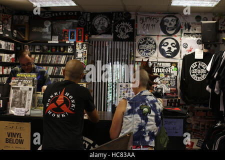 Interior of All Ages Records, London's only independent punk and ...