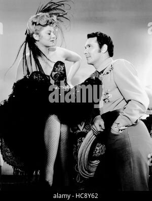 THE WOMAN OF THE TOWN, Claire Trevor, Barry Sullivan, 1943 Stock Photo - Alamy