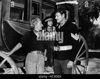 TROOPER HOOK, Barbara Stanwyck, Joel McCrea, 1957 Stock Photo - Alamy