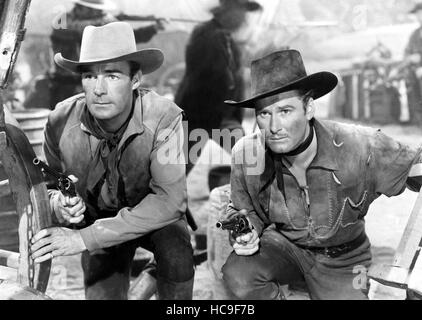 VIRGINIA CITY, Randolph Scott, Errol Flynn, Miriam Hopkins, 1940 Stock ...