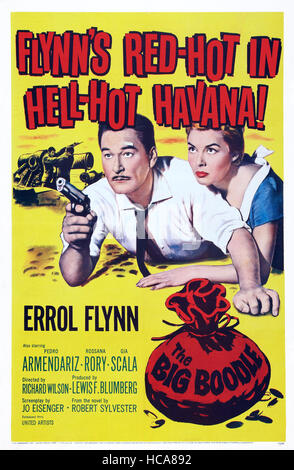 THE BIG BOODLE, Errol Flynn, Rosanna Rory, 1957 Stock Photo - Alamy