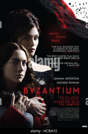 BYZANTIUM, poster art, from top: Gemma Arterton, Saoirse Ronan, 2012 ...