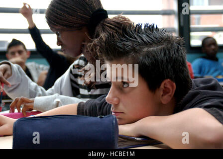 THE CLASS, (aka ENTRE LES MURS), center, hands raised, from left ...