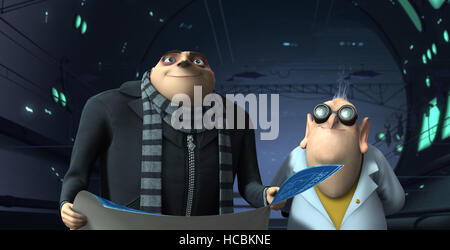 DESPICABLE ME, from left: Gru (voice: Steve Carell), Vector (voice ...
