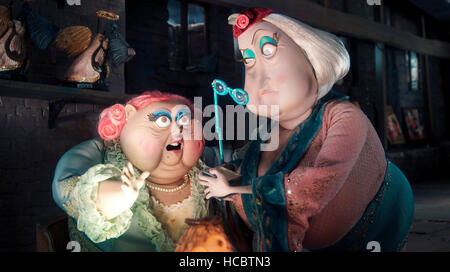 CORALINE, Dawn French, voice of Miss Forcible, on set, 2009. ©Focus ...