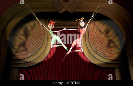 CORALINE, Dawn French, voice of Miss Forcible, on set, 2009. ©Focus ...