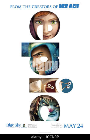 EPIC, from left: Grub (voice: Chris O'Dowd), Mub (voice: Aziz Ansari ...