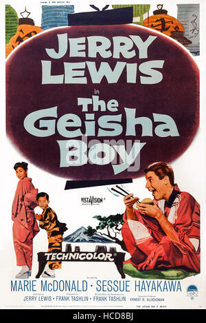 THE GEISHA BOY, Robert Hirano, Jerry Lewis, 1958 Stock Photo - Alamy