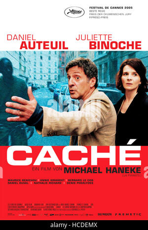 HIDDEN, (aka CACHE), Daniel Auteuil, Juliette Binoche, 2005, (c) Sony ...