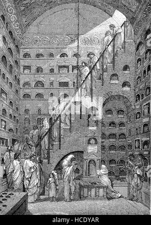 An ancient Roman columbarium, Rome, Italy Stock Photo - Alamy