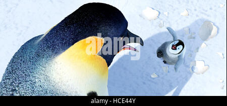 HAPPY FEET, Memphis (voice: Hugh Jackman), Norma Jean (voice: Nicole ...