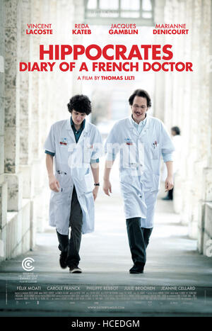 HIPPOCRATES, (aka HIPPOCRATE), French poster art, from left: Vincent ...