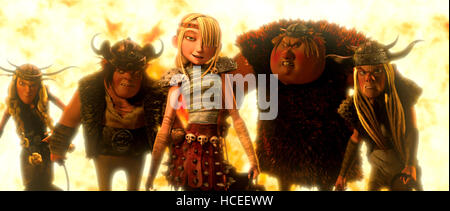 HOW TO TRAIN YOUR DRAGON, from left: Ruffnut (voice: Kristen Wiig ...