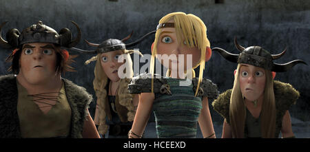 HOW TO TRAIN YOUR DRAGON, from left: Astrid (voice: America Ferrera ...