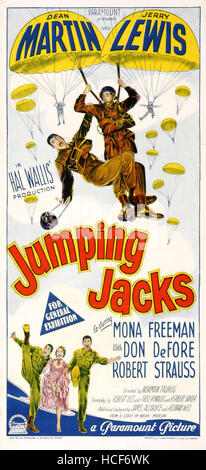 Jumping jacks 1952 Norman Taurog Dean Martin Jerry Lewis Stock Photo ...
