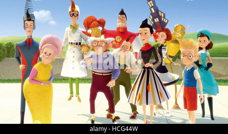 MEET THE ROBINSONS, Uncle Gaston (left), Uncle Art (2nd from left ...