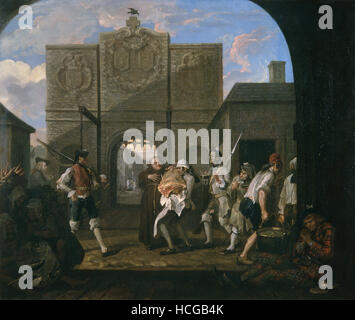 Gate of Calais, O the Roast Beef of Old England 1833 by William ...