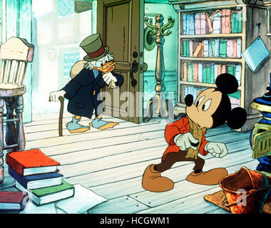 MICKEY'S CHRISTMAS CAROL, Scrooge McDuck, Jiminy Cricket, 1983, (c)Walt ...
