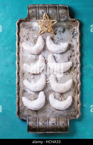 Christmas holiday background with festive decor bokeh shot Stock Photo ...