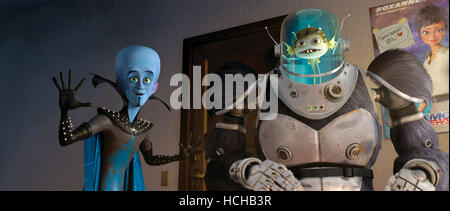 MEGAMIND, l-r: Minion (voice of David Cross), Megamind (voice by Will ...