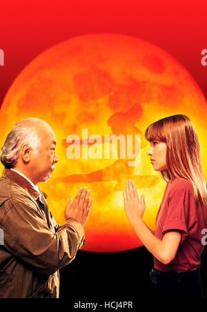 THE NEXT KARATE KID, from left: Hilary Swank, Michael Cavalieri, 1994 ...