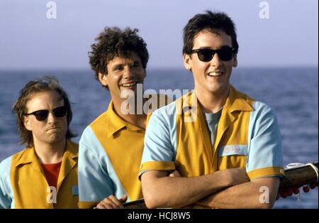 ONE CRAZY SUMMER, Tom Villard (with camera), center background: Bobcat ...