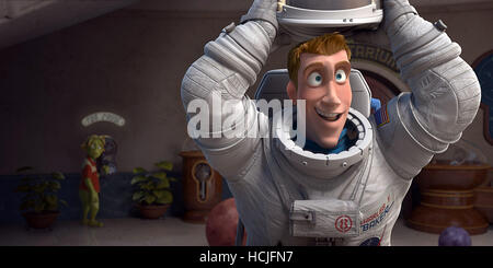 PLANET 51, from left: Lem (voice: Justin Long), Captain Charles T ...