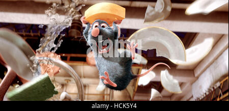 RATATOUILLE, Remy (voice: Patton Oswalt), Emile (voice: Peter Sohn ...