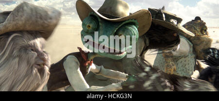 RANGO, from left: Elgin (voice: John Cothran), Ambrose (voice: Ian ...