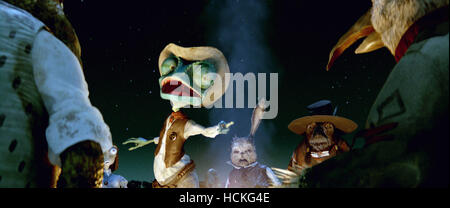 RANGO, from left: Sergeant Turley (voice: Gore Verbinski), Spoons ...