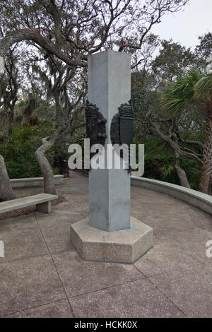 Ribault Monument at Fort Caroline National Memorial Stock Photo - Alamy