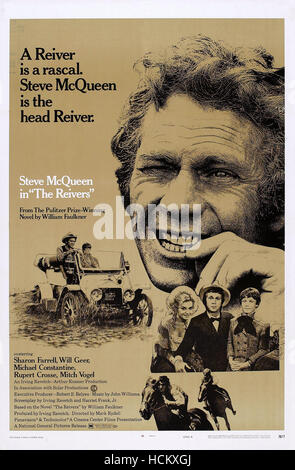THE REIVERS, US poster, Steve McQueen, 1969 Stock Photo - Alamy