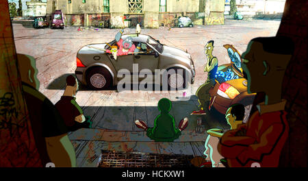 ROUND DA WAY, (aka LASCARS), French poster art, Tony Merguez (front ...