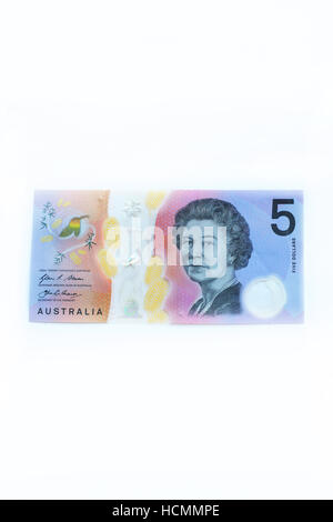 $5 Australian dollar new bank note Stock Photo: 126879930 - Alamy