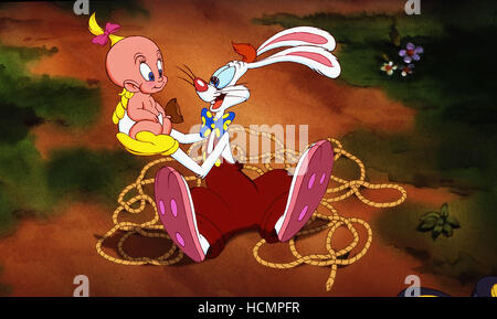 TRAIL MIX-UP, Baby Herman, Jessica Rabbit, Roger Rabbit, 1993, (c ...